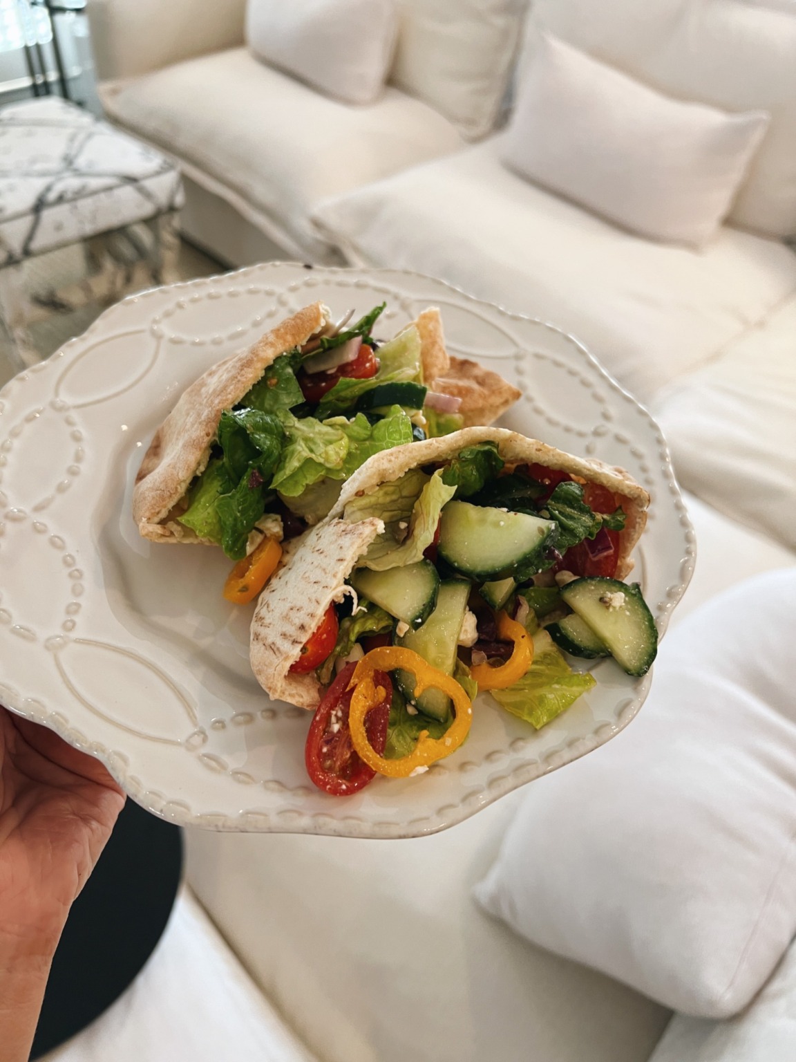 Lunch Lately | Veggie Pita